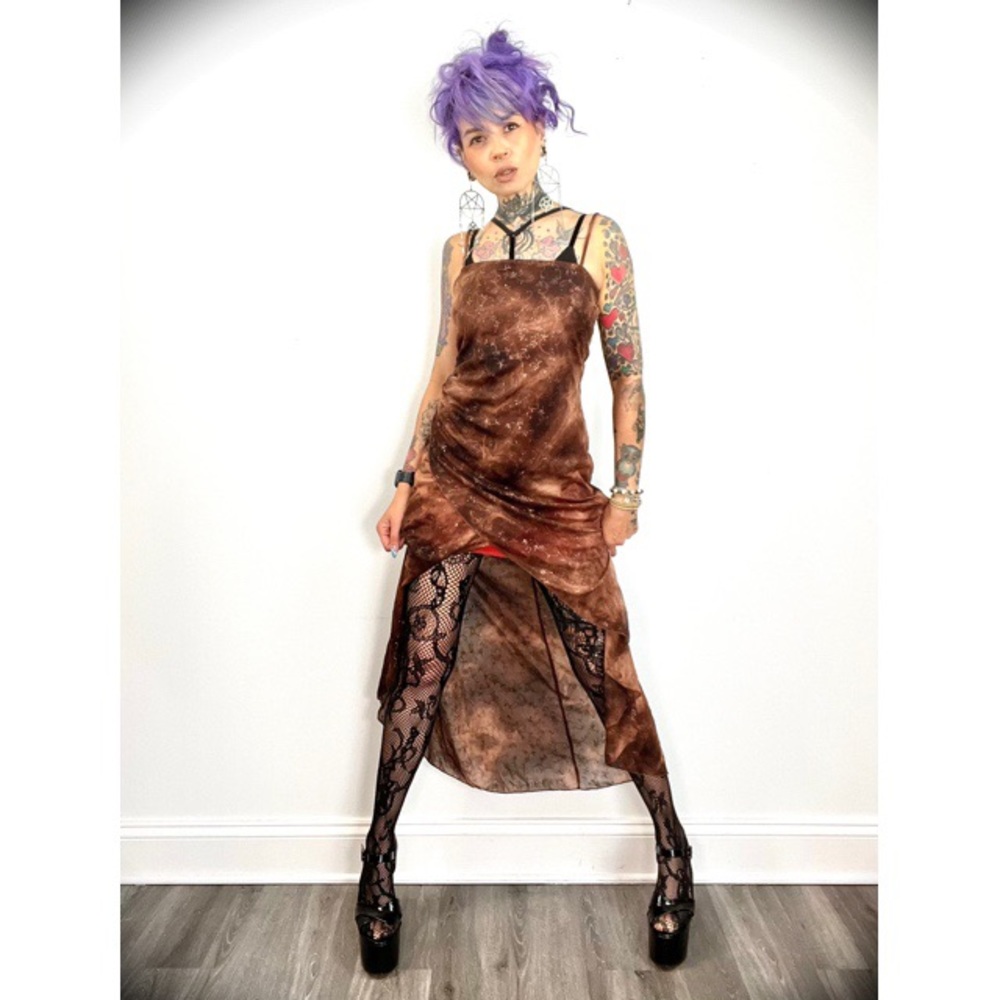 Rocket Candy Y2k Vintage Forrest Fairy Dress - Gem